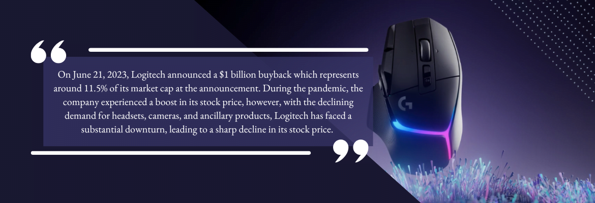 Logitech Unveils a $1 Billion Share Repurchase - Buyback Wednesdays ...