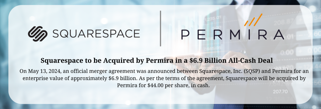Permira to Take Squarespace Private in $6.9 Billion Cash Deal ...