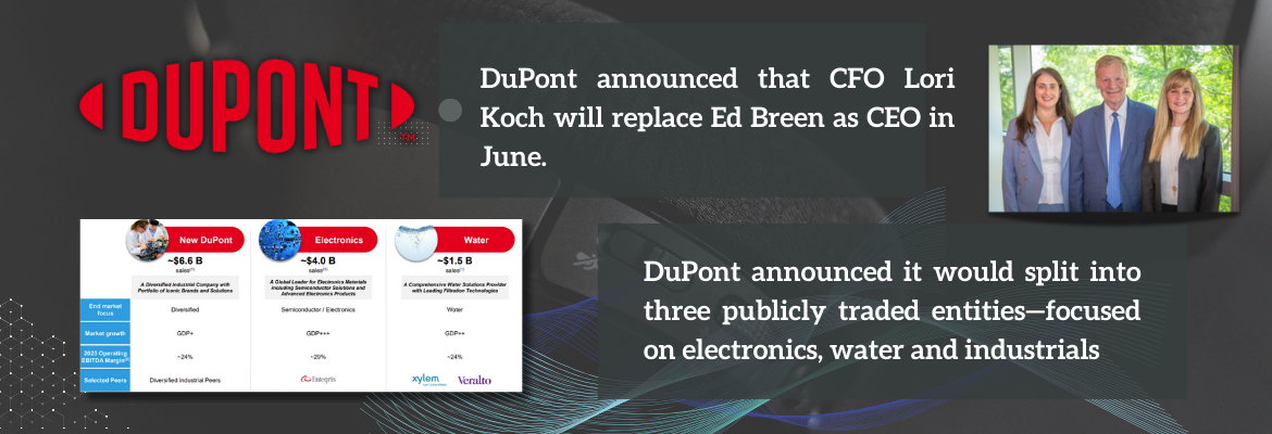 DuPont's Three-Way Split - C-Suite Transitions - InsideArbitrage