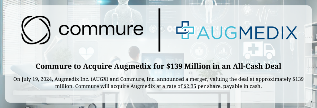 Commure to Acquire Augmedix for $139 Million in an All-Cash Deal ...
