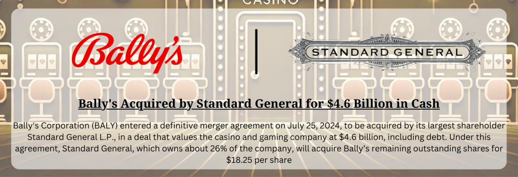 Bally's Acquired by Standard General for $4.6 Billion in Cash ...