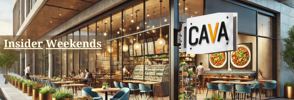 Large Sales by Insiders at Cava Group - Insider Weekends - InsideArbitrage