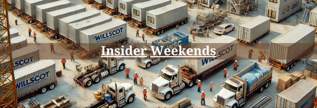 WillScot Envisions a Bright Future - Insider Weekends - InsideArbitrage