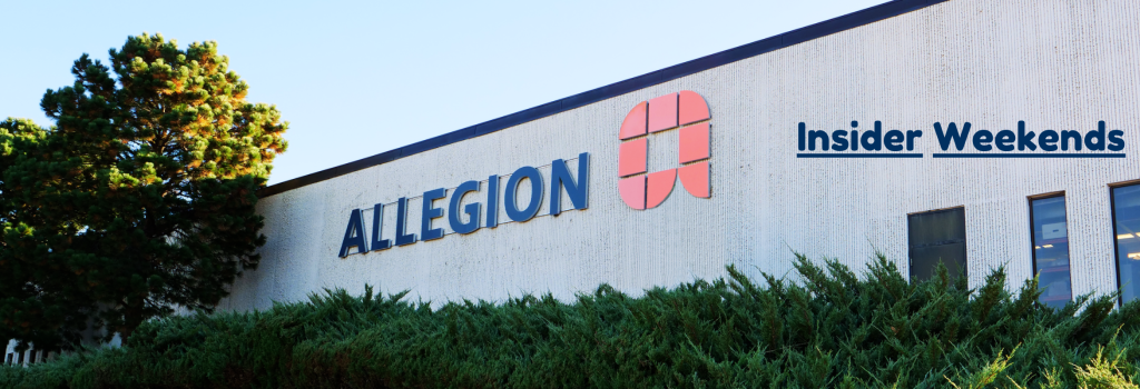 Unlocking Value At Allegion - Insider Weekends - InsideArbitrage