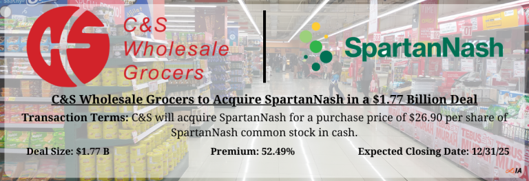 C&S Wholesale Grocers to Acquire SpartanNash in a $1.77 Billion Deal ...
