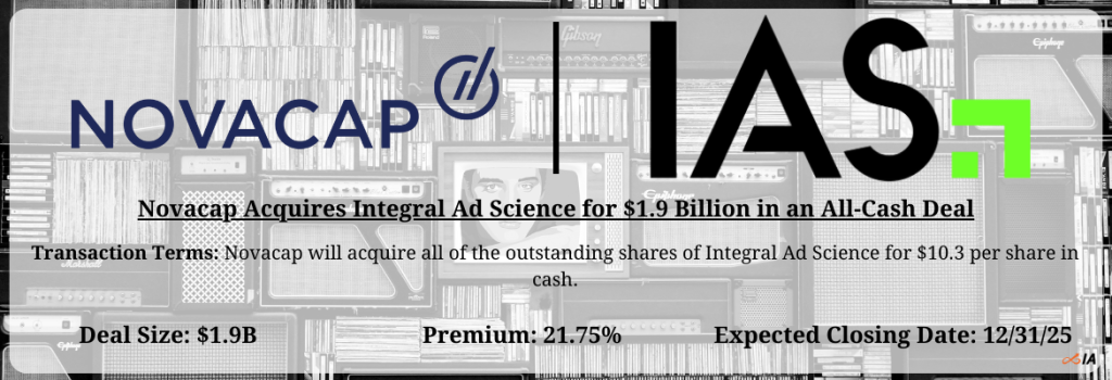 Novacap Acquires Integral Ad Science for $1.9 Billion in an All-Cash ...